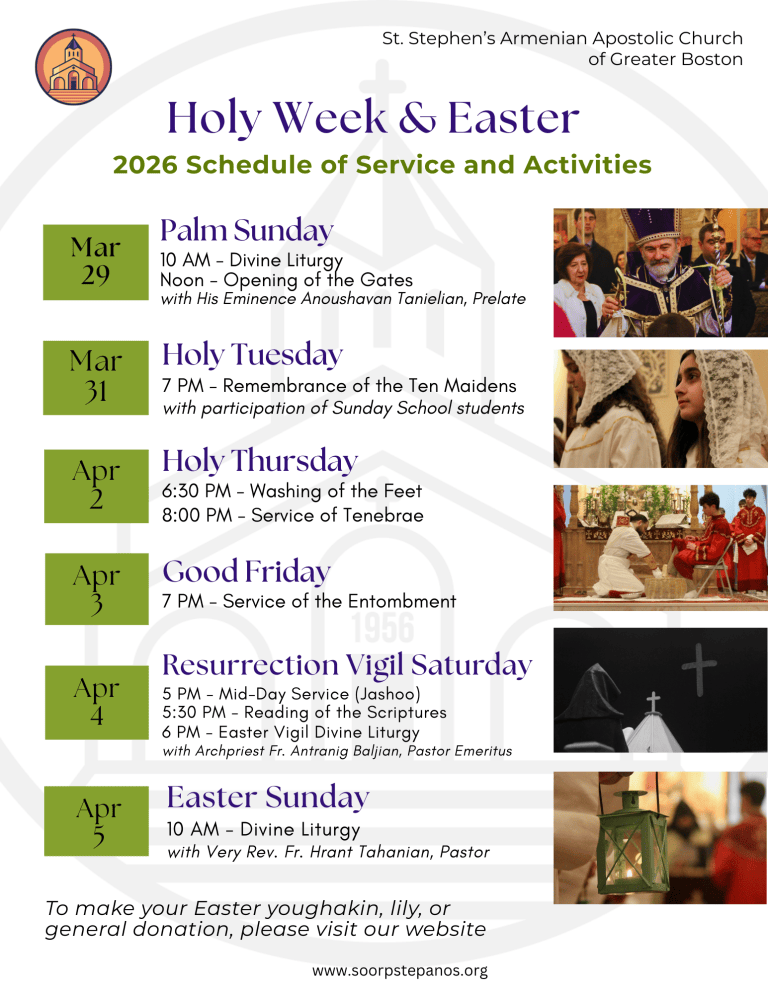 Holy Week & Easter – 2026 Schedule of Services and Activities | St ...